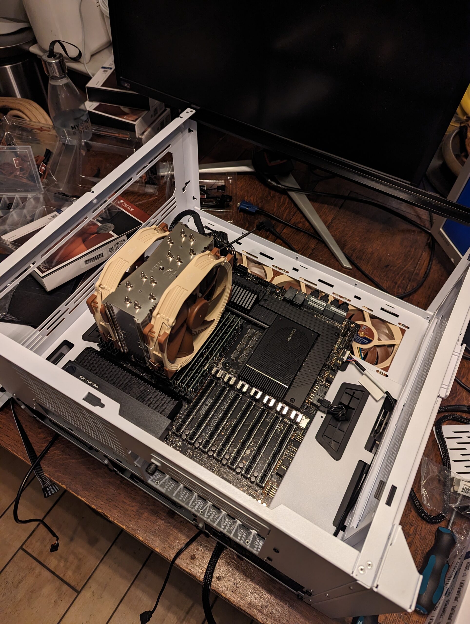 Build log: Threadripper Pro 5975WX Linux workstation on the Asus Pro WS ... Build log: Threadripper Pro 5975WX Linux workstation on the Asus Pro WS ...
